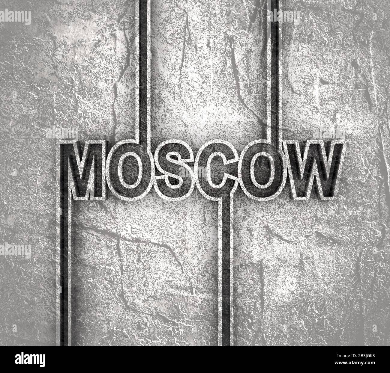 Moscow city name Stock Photo - Alamy