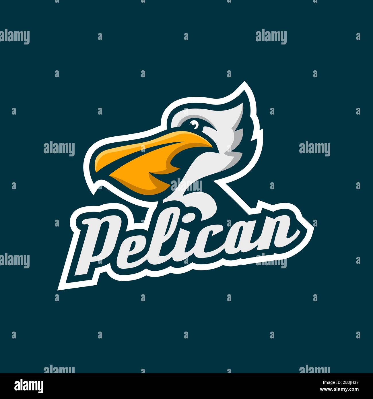 Pelican emblem hi-res stock photography and images - Alamy