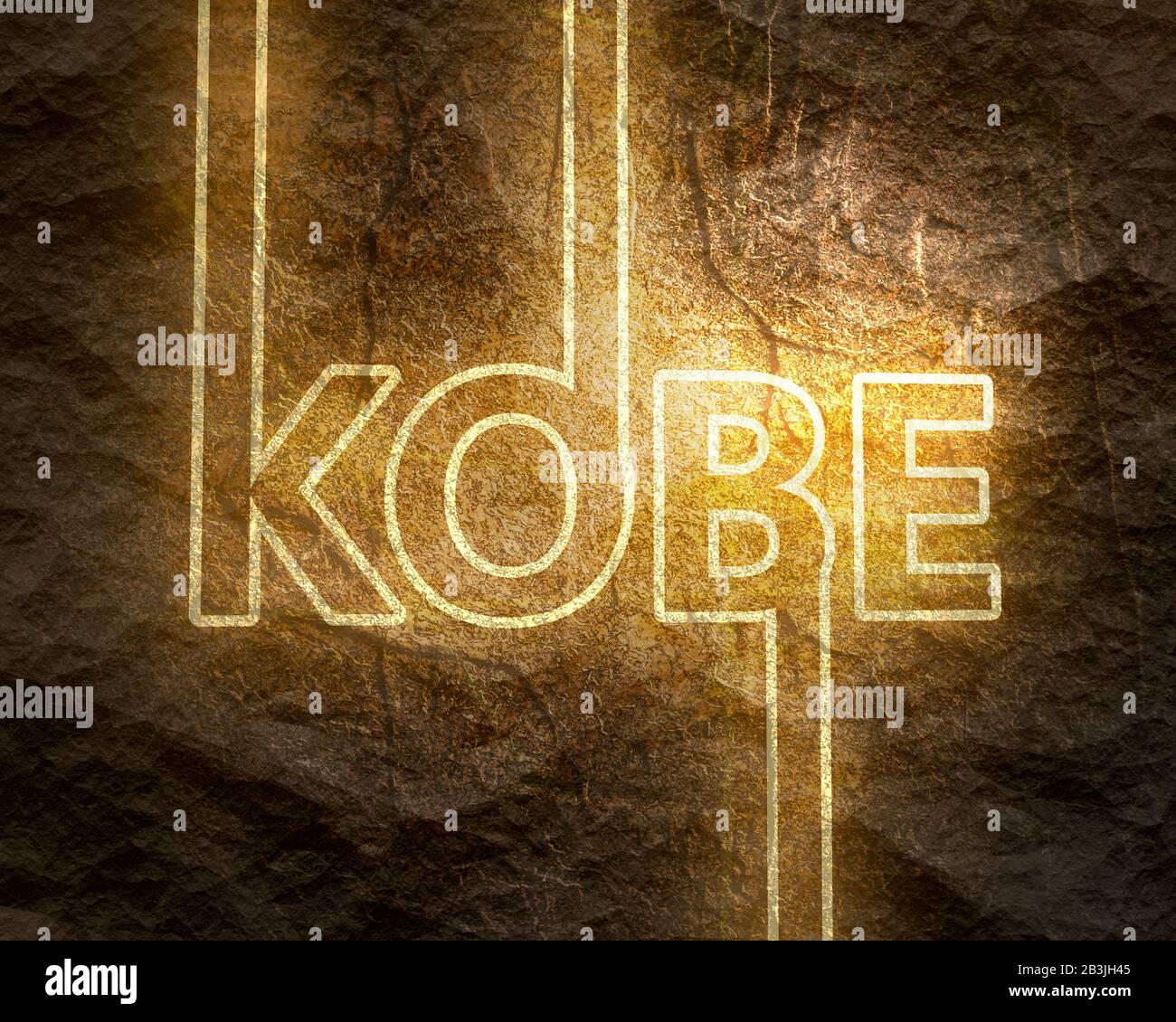 Kobe city name Stock Photo - Alamy
