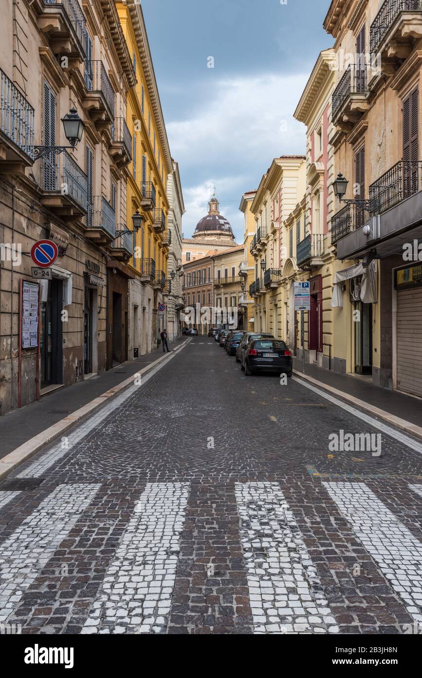 Chieti (Italy) - Views of the historic center in Chieti city, the ...