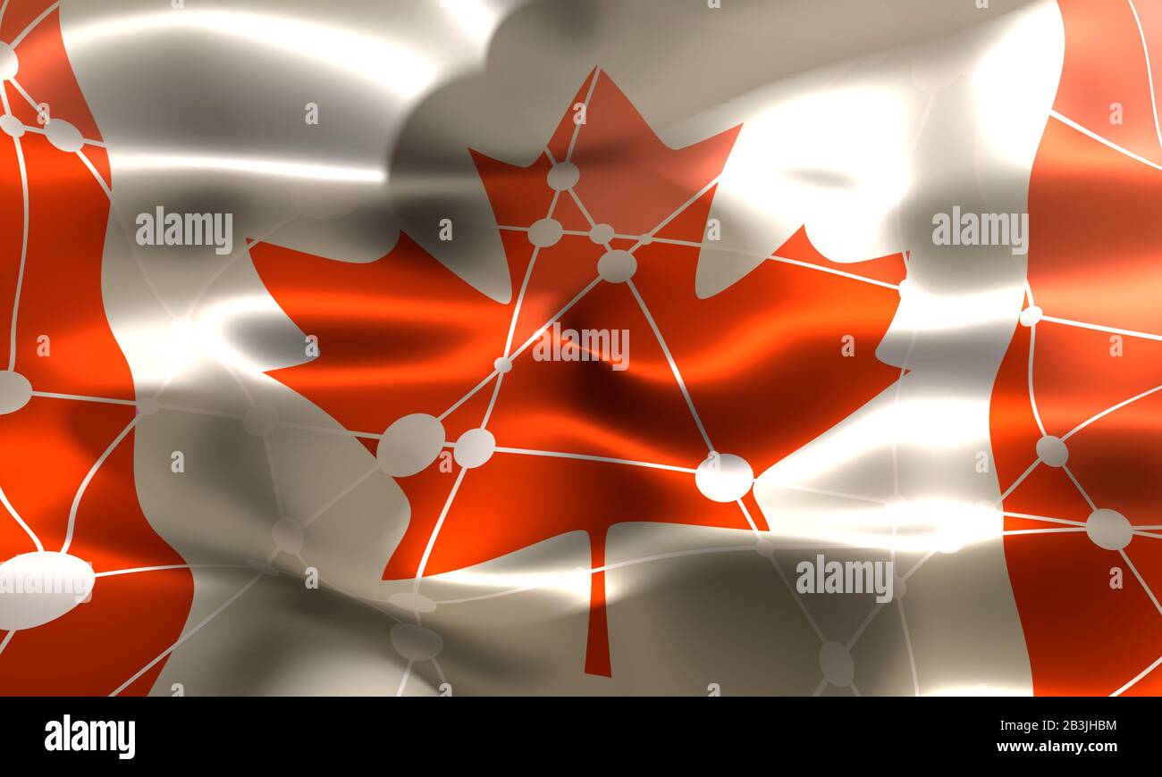 Canada flag concept Stock Photo - Alamy