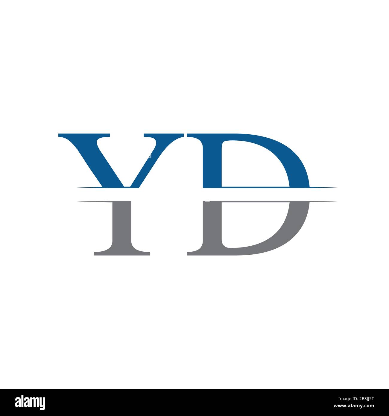 Yd logo design hi-res stock photography and images - Alamy