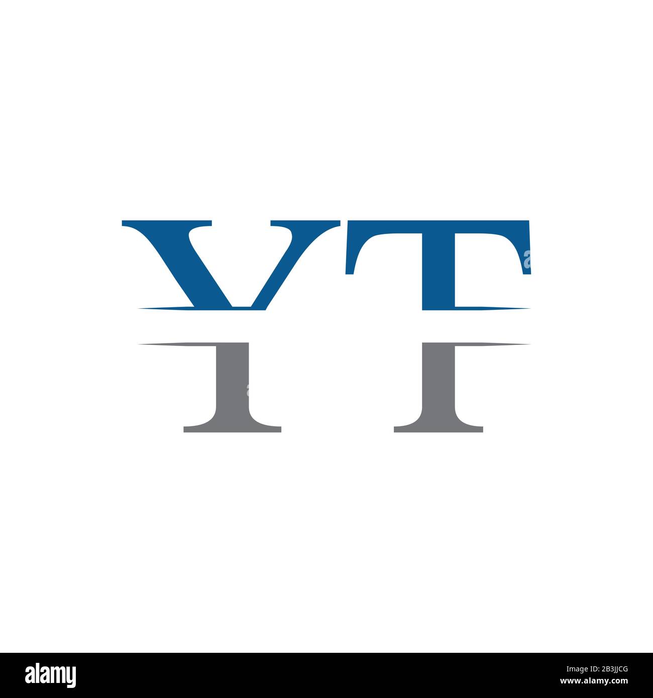 Initial YT Logo Design Vector Template. Creative Letter YT Business ...