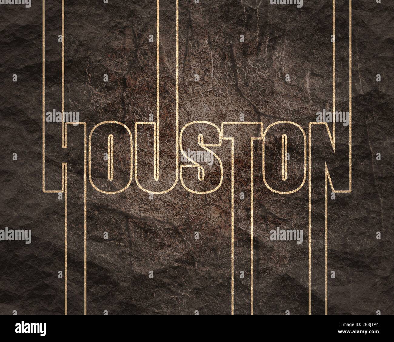 Houston city name Stock Photo - Alamy