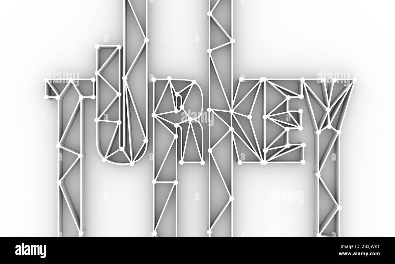 Turkey country name Stock Photo - Alamy