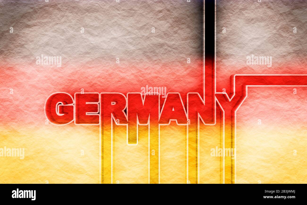 Germany country name Stock Photo - Alamy