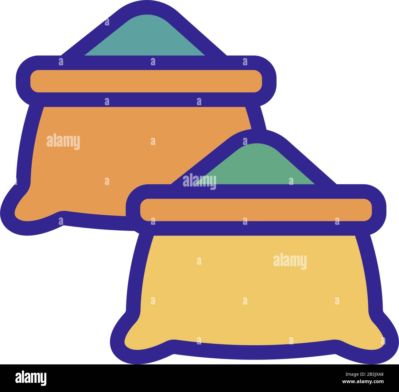 Hop malt icon vector. Isolated contour symbol illustration Stock Vector ...