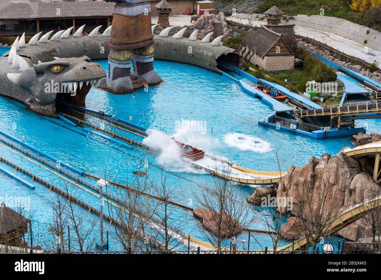 ISTANBUL, TURKEY - 8 APRIL , 2017: Vialand themed entertainment ...