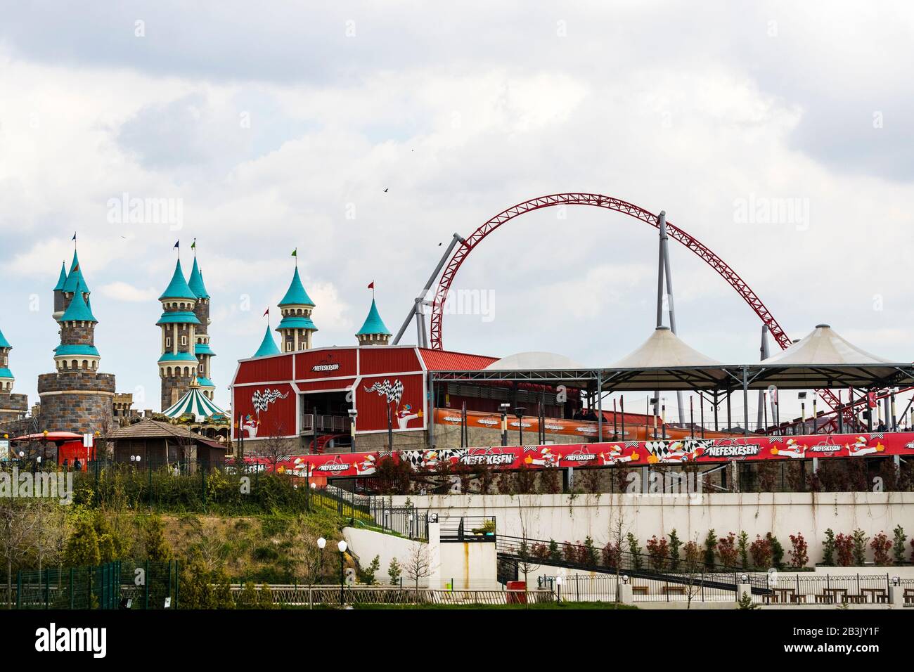 ISTANBUL, TURKEY - 8 APRIL , 2017: Vialand themed entertainment ...