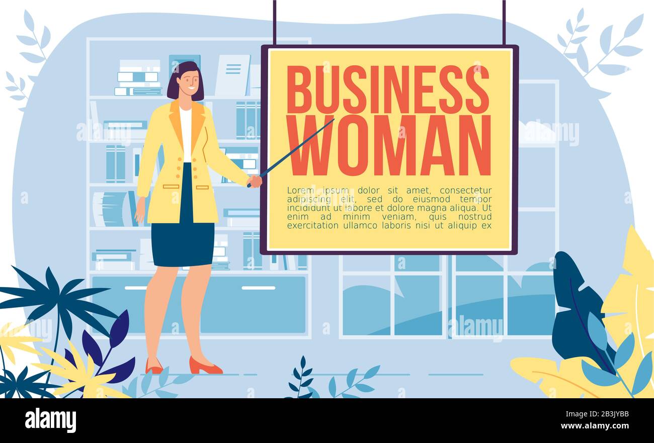 Successful career woman Stock Vector Images - Alamy