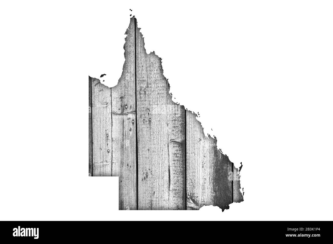 Queensland state map Black and White Stock Photos & Images - Alamy