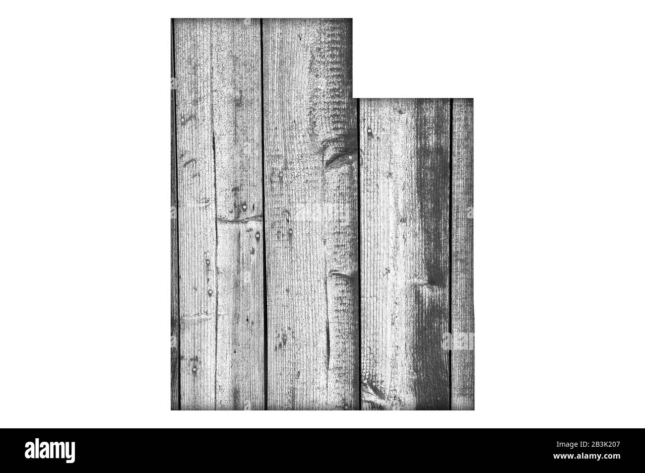 Map of Utah on weathered wood Stock Photo - Alamy