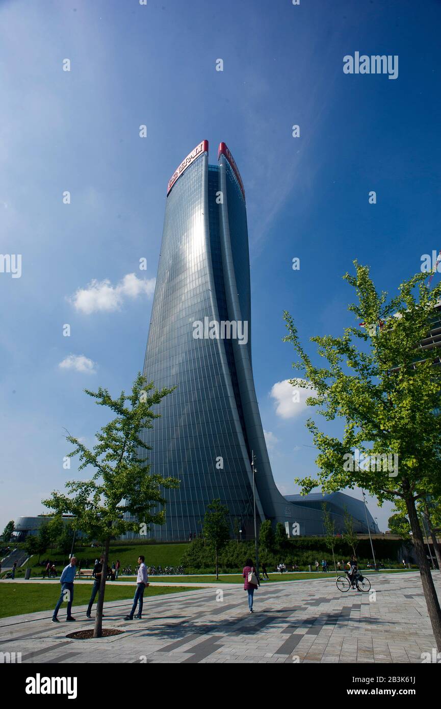 Generali tower called lo storto by arch zaha hadid hi-res stock ...