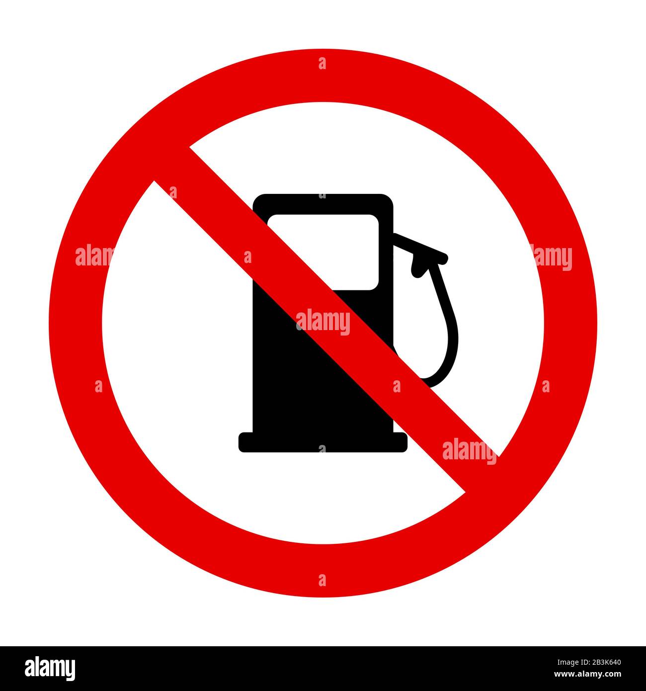 Petrol station with no fuel Cut Out Stock Images & Pictures - Alamy