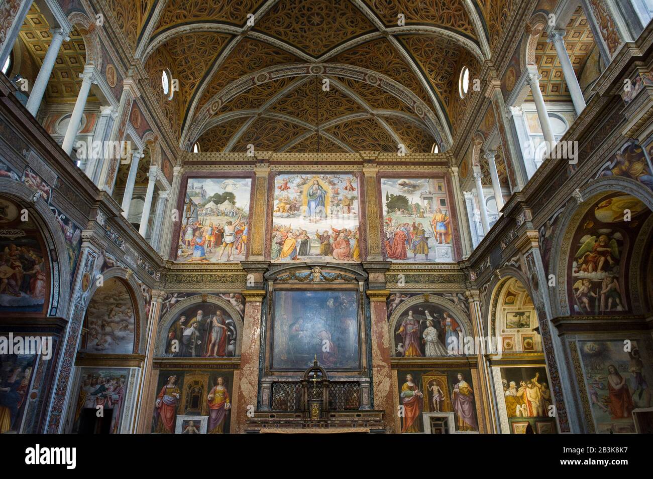 Italy, Lombardy, Milan, San Maurizio al Monastero Maggiore church Stock ...