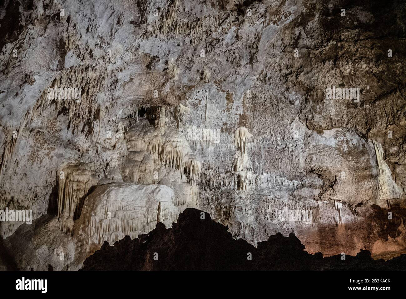 Italy, Marche, Genga, the natural show of Frasassi Caves with sharp ...