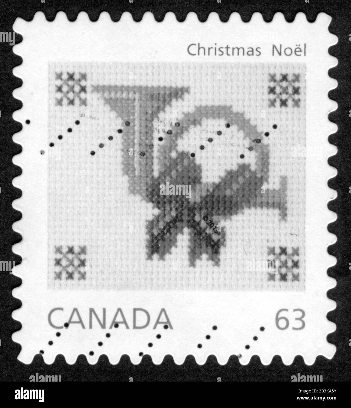 Noel stamp Black and White Stock Photos & Images - Alamy