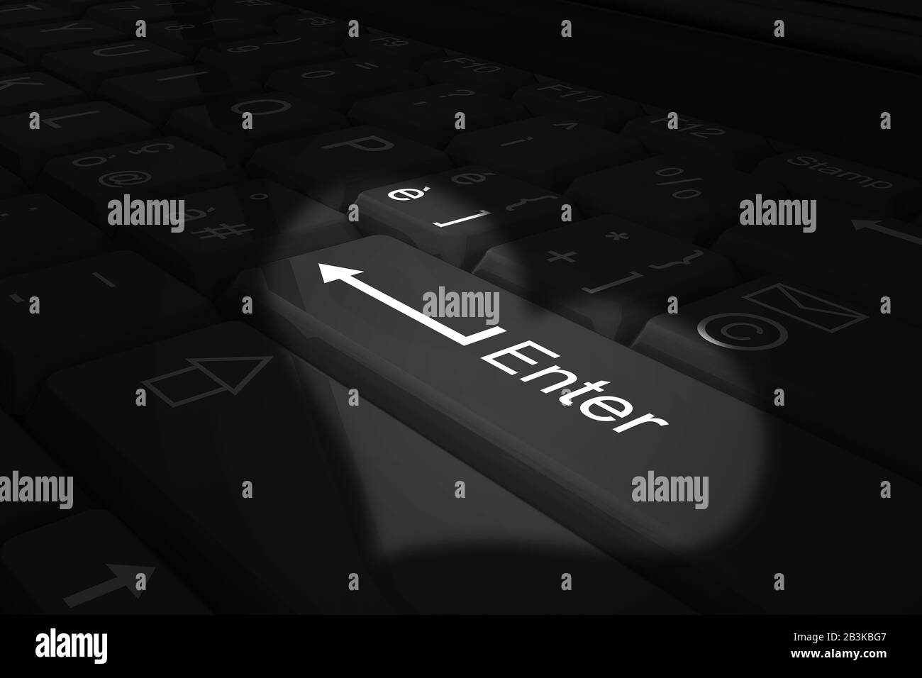 Enter symbol hi-res stock photography and images - Alamy