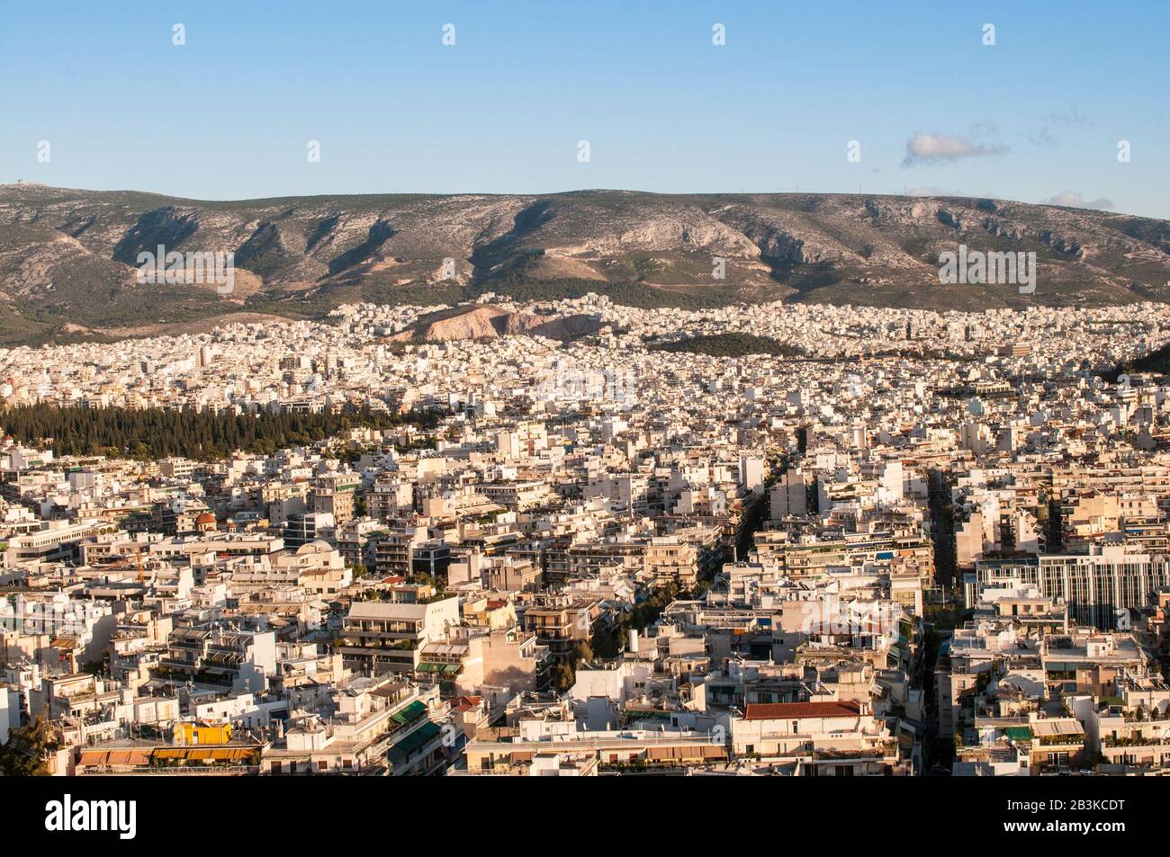 Aerial view of Athens, Greece Stock Photo - Alamy