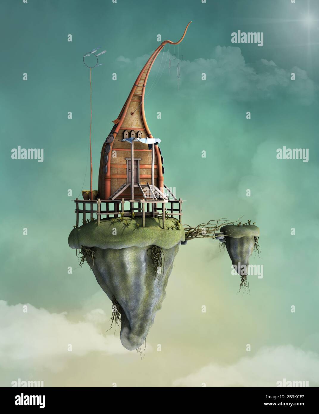 Fantasy flying hi-res stock photography and images - Alamy