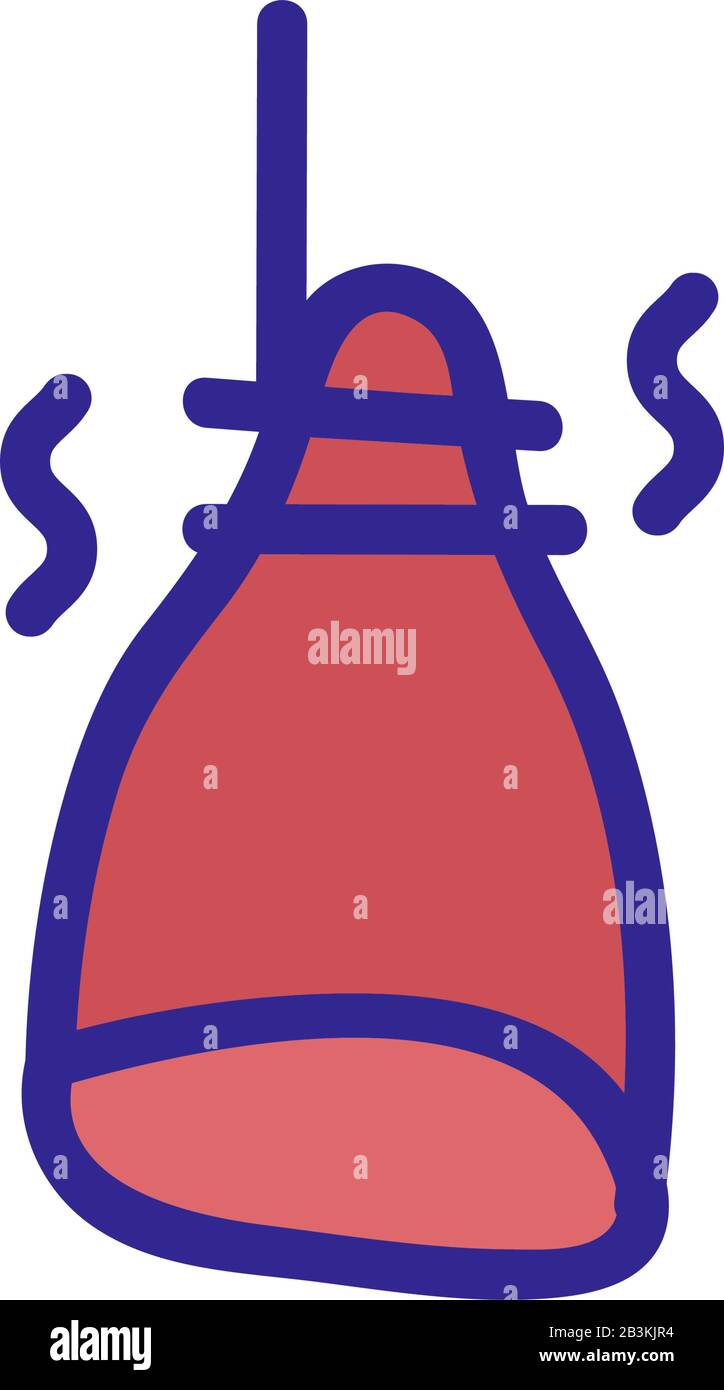 Smoked meat icon vector. Isolated contour symbol illustration Stock ...