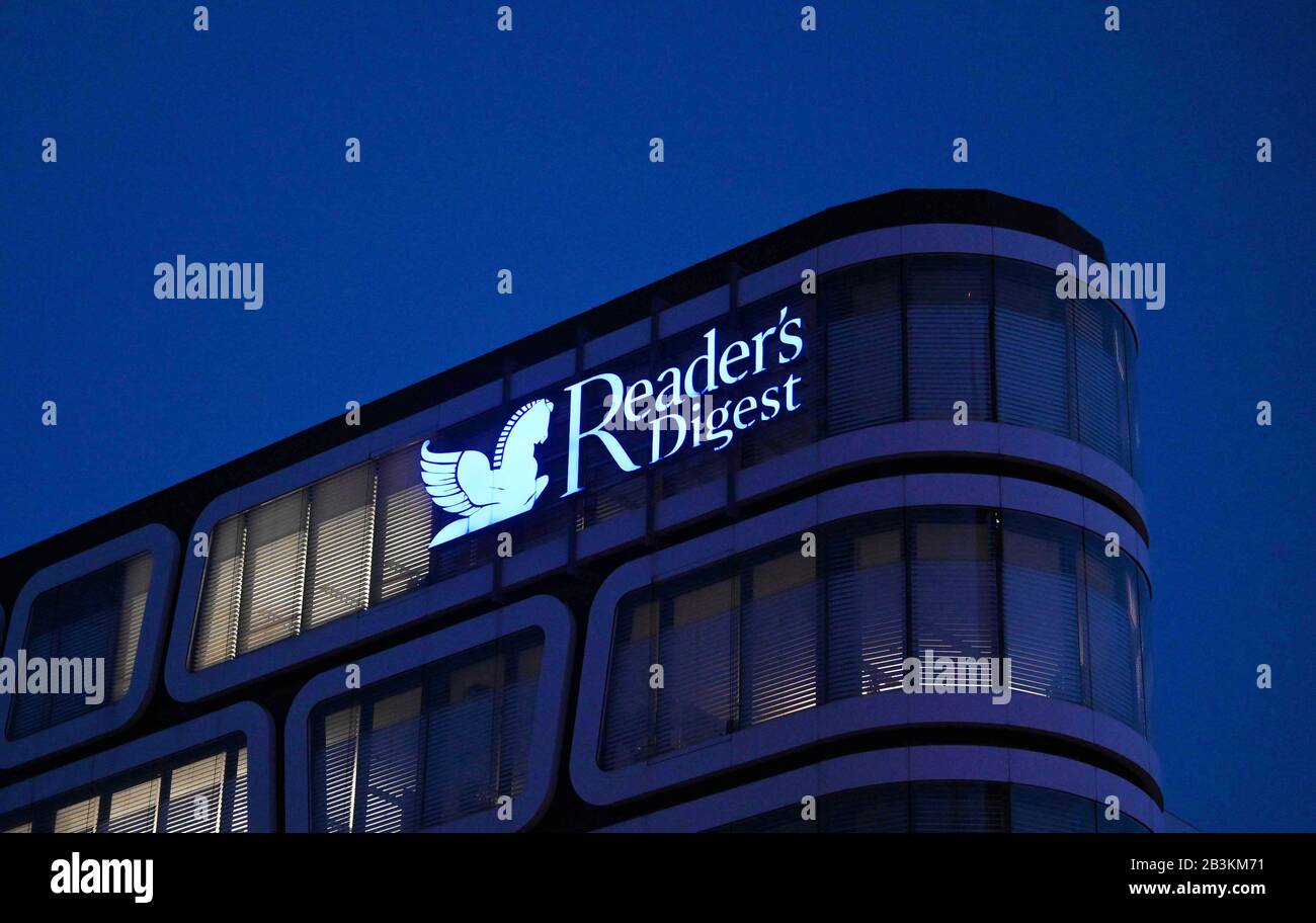 Stuttgart, Germany. 04th Mar, 2020. The logo of the publisher Reader's ...