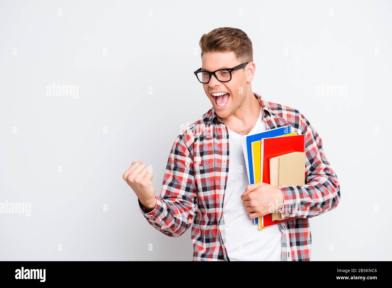 Student celebrating hi-res stock photography and images - Alamy