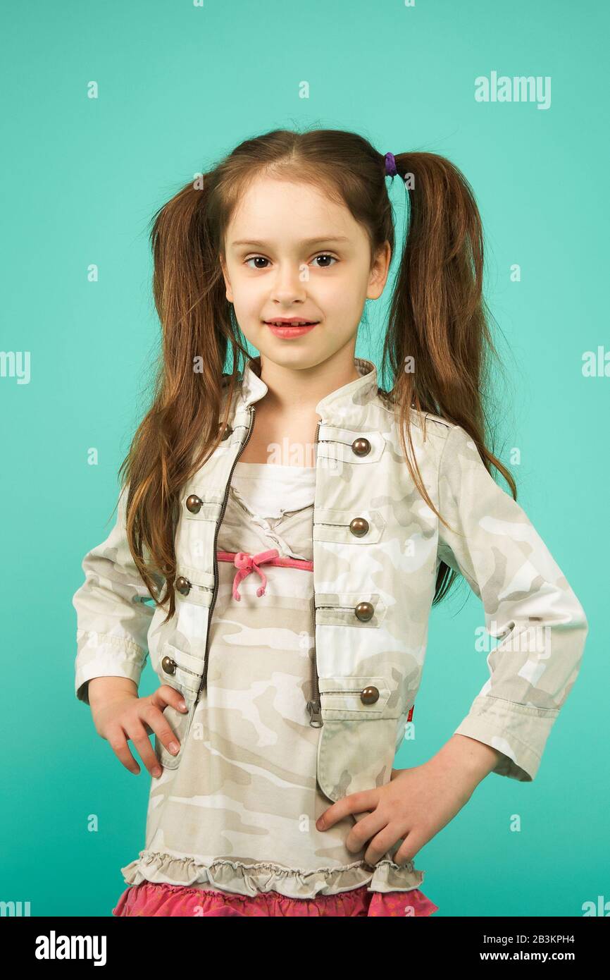 Cute young girl lost a tooth. Child who is missing a front tooth. Funny ...