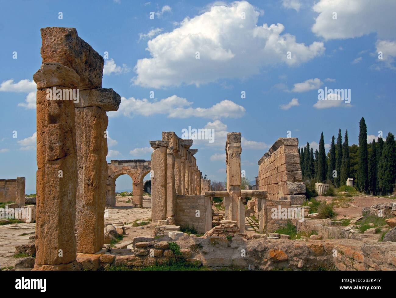 Hierapolis was an ancient Greco-Roman city and now its ruins are ...