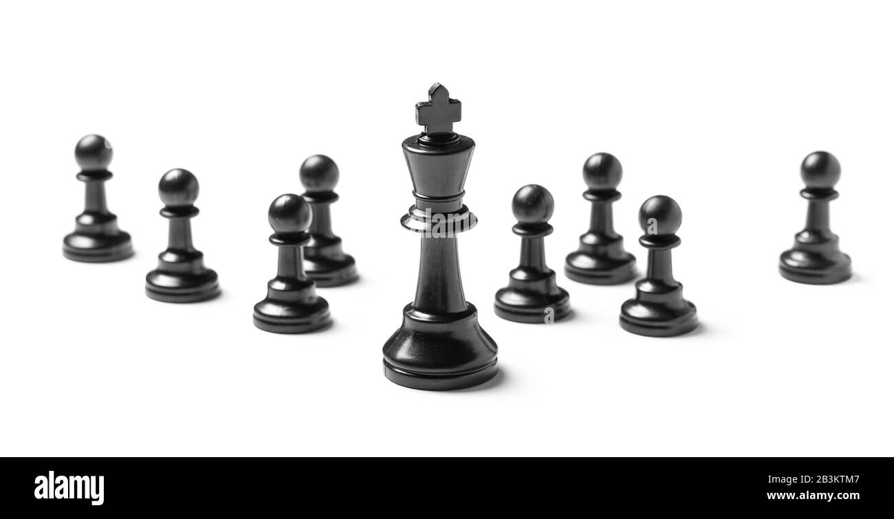 Chess isolated on white background. creative photo Stock Photo - Alamy