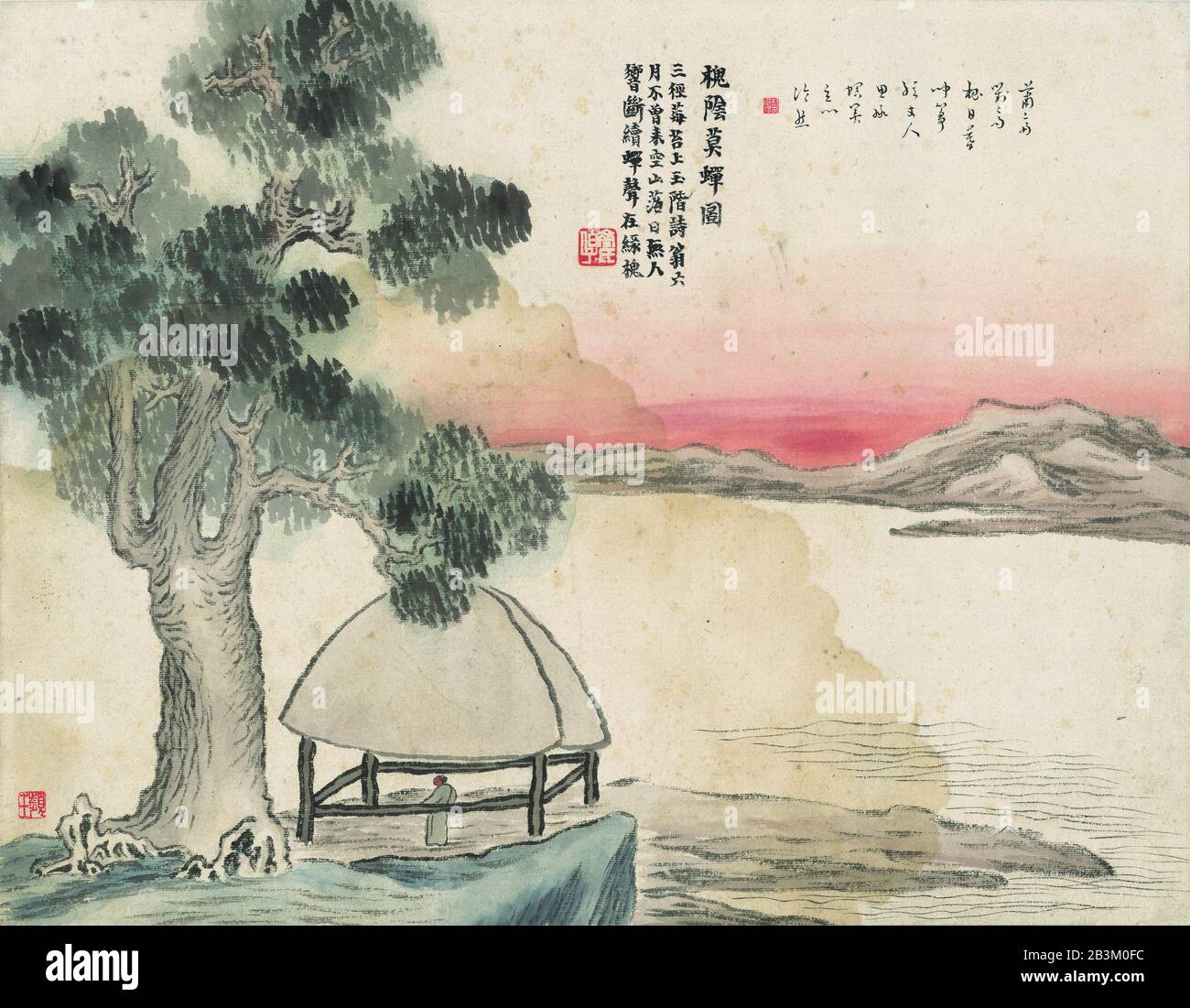 Qi Baishi Freehand Landscape Painting Stock Photo - Alamy