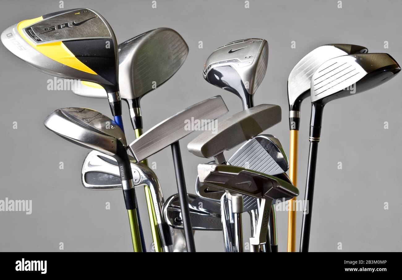 Golf clubs cutout hi-res stock photography and images - Alamy