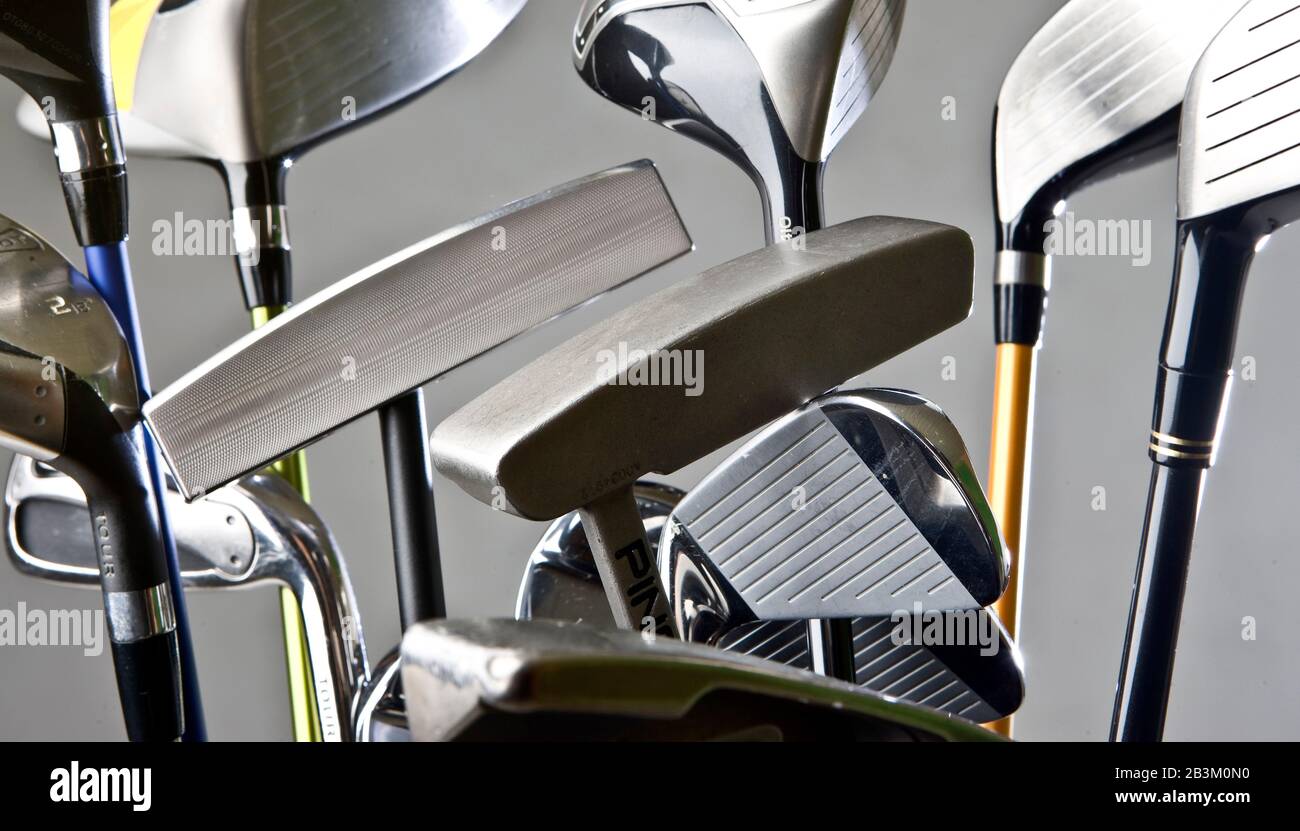 Golf clubs cutout hi-res stock photography and images - Alamy