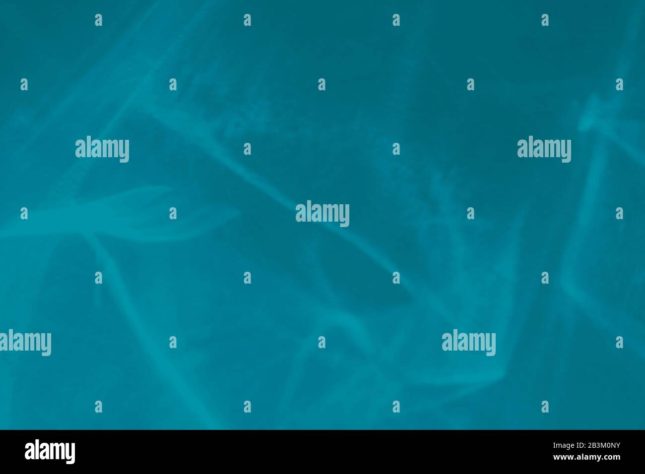 Blue colored abstract background with light and shadows caustic effect ...