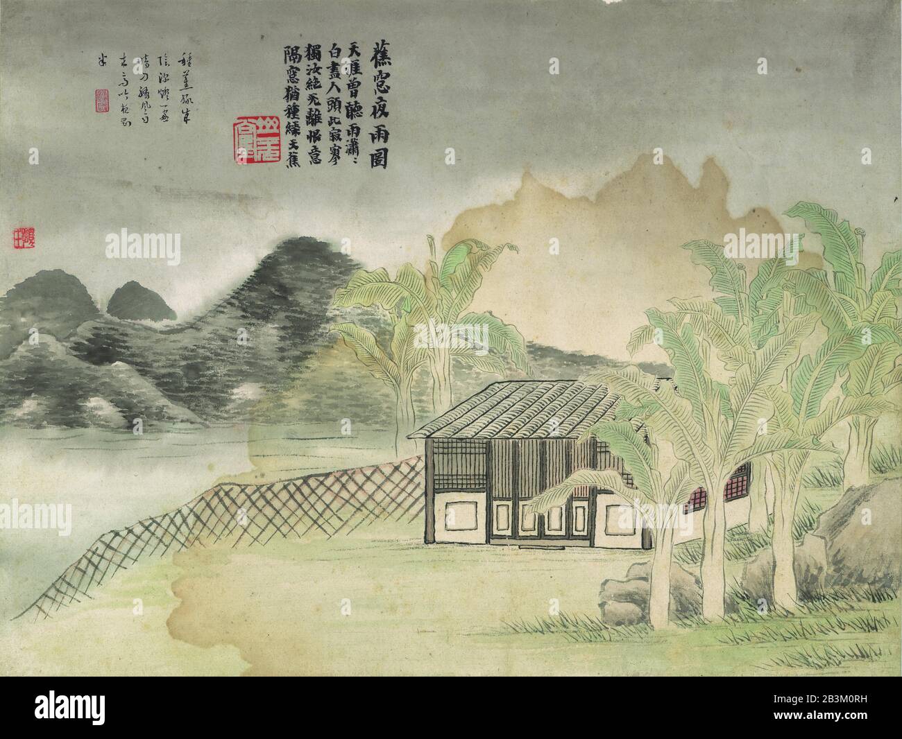 Qi Baishi Freehand Landscape Painting Stock Photo - Alamy