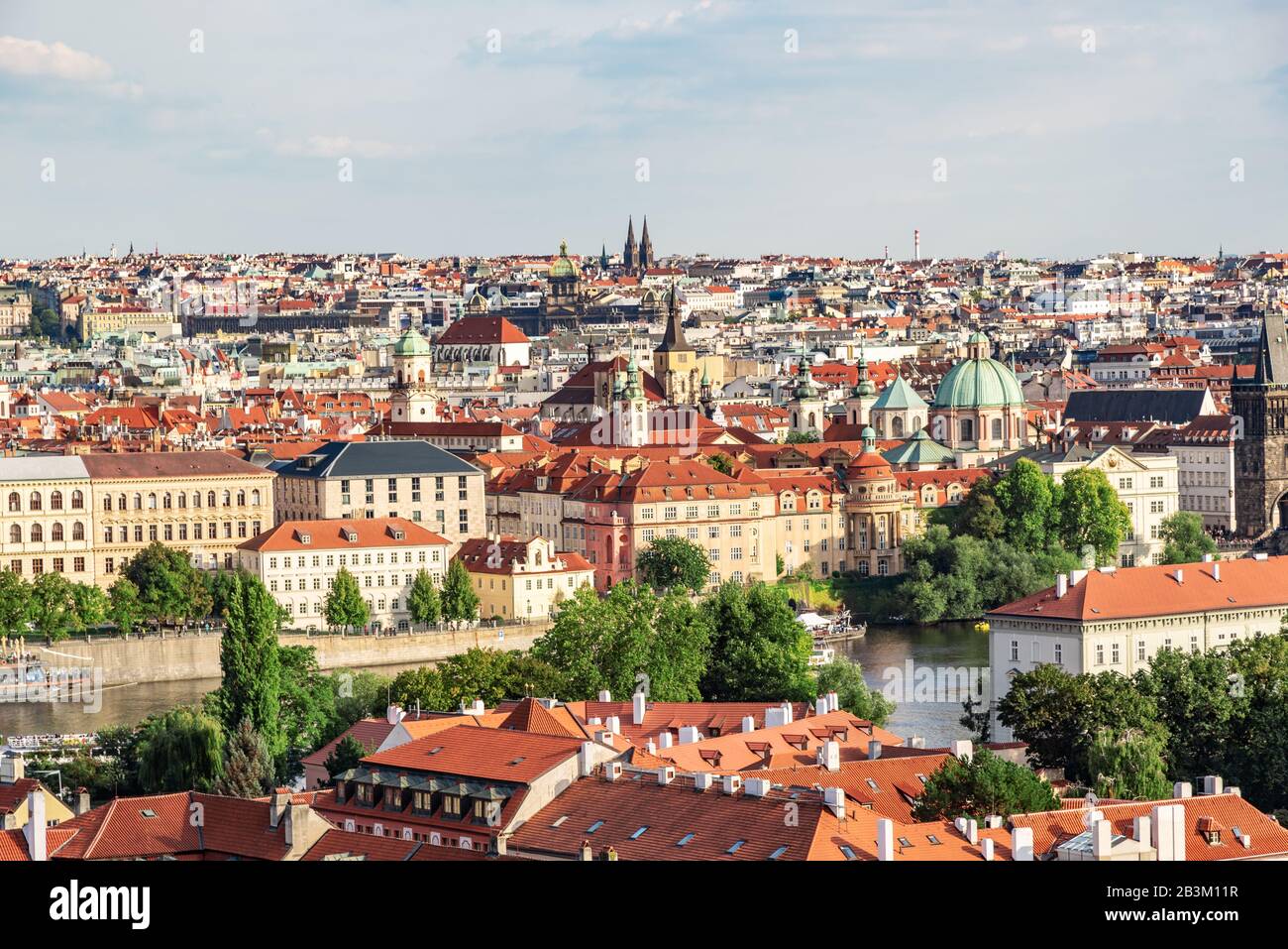 Prague city panorama hi-res stock photography and images - Alamy