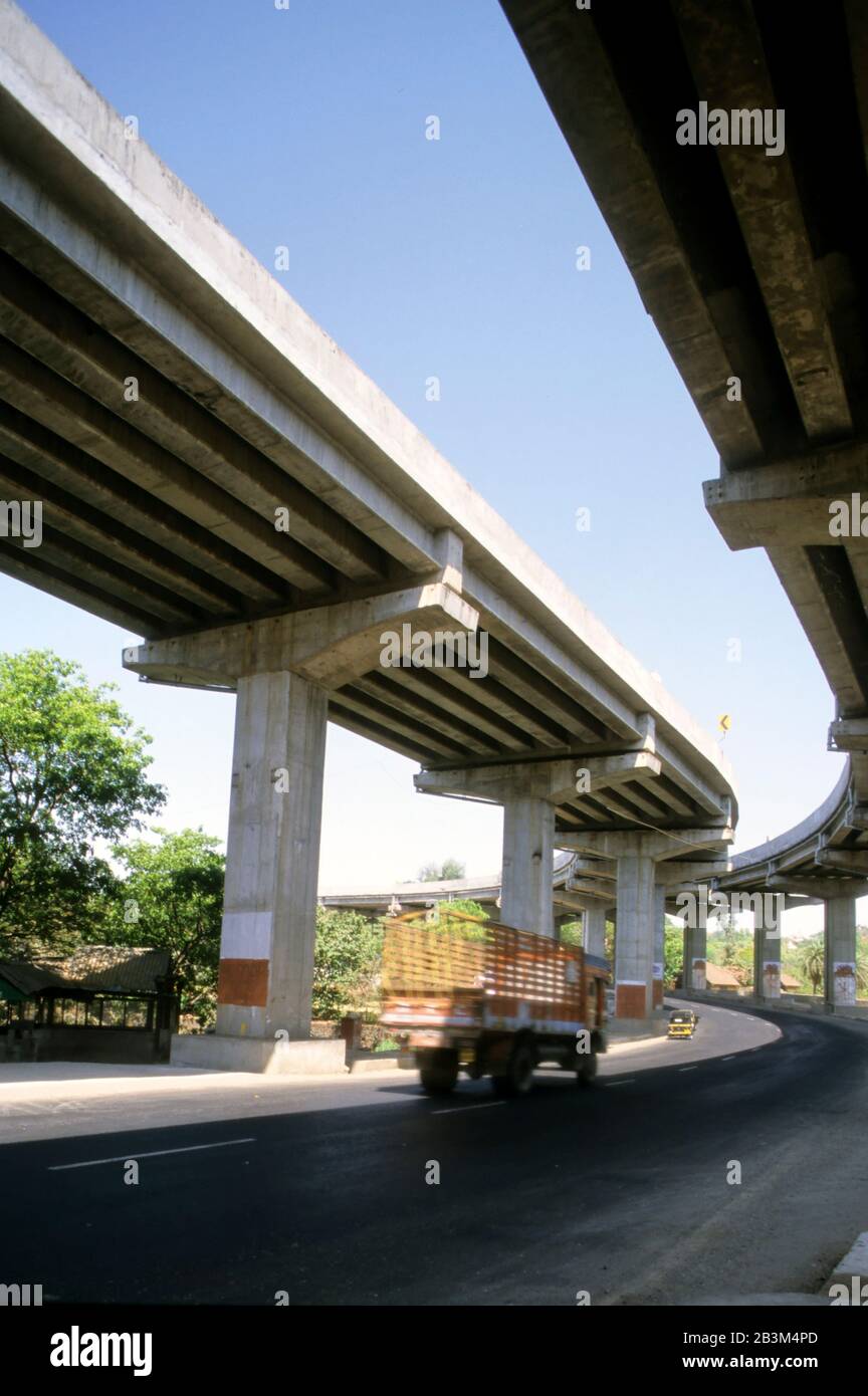 Flyover bridge and expressway, lonavala, maharashtra, India, Asia Stock ...