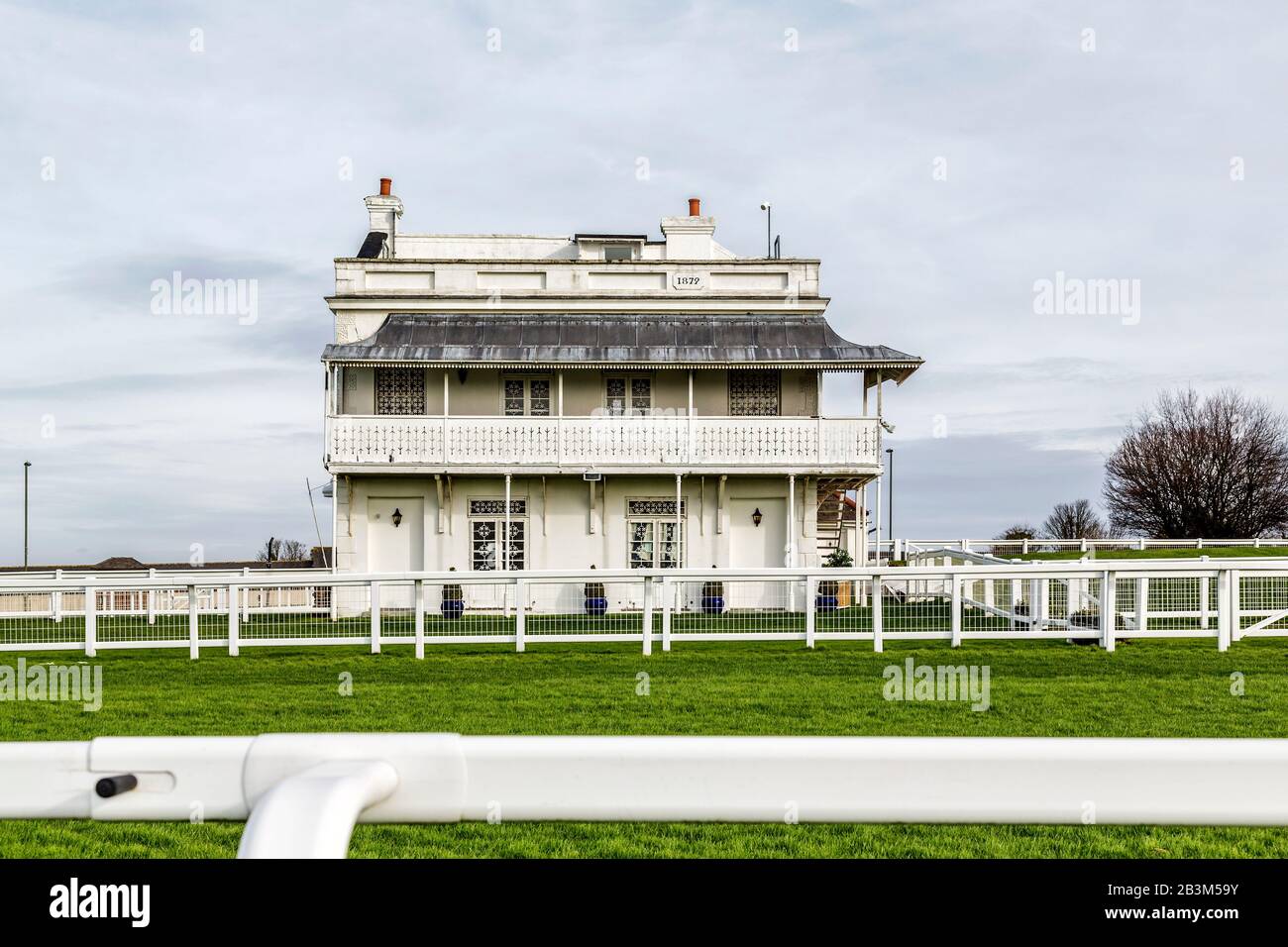 The Prince's Stand at Epsom Downs race course, erected in 1879 ...
