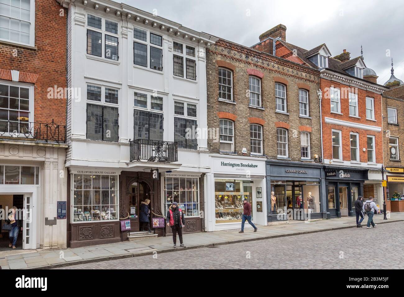 The Guildford House Gallery on Guildford High Street, Guildford House ...