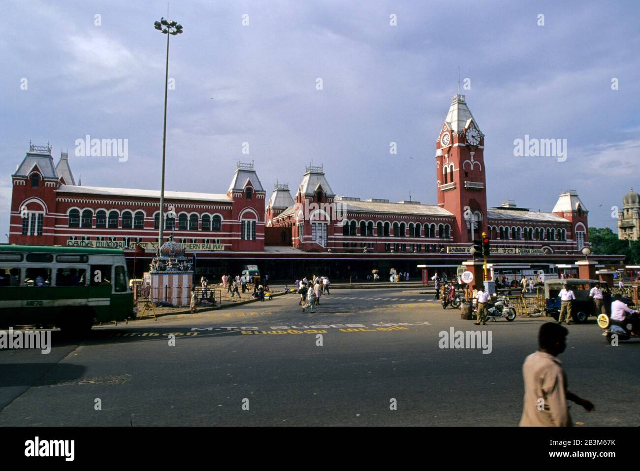 chennai central railway station, tamil nadu, India, Asia Stock Photo - Alamy