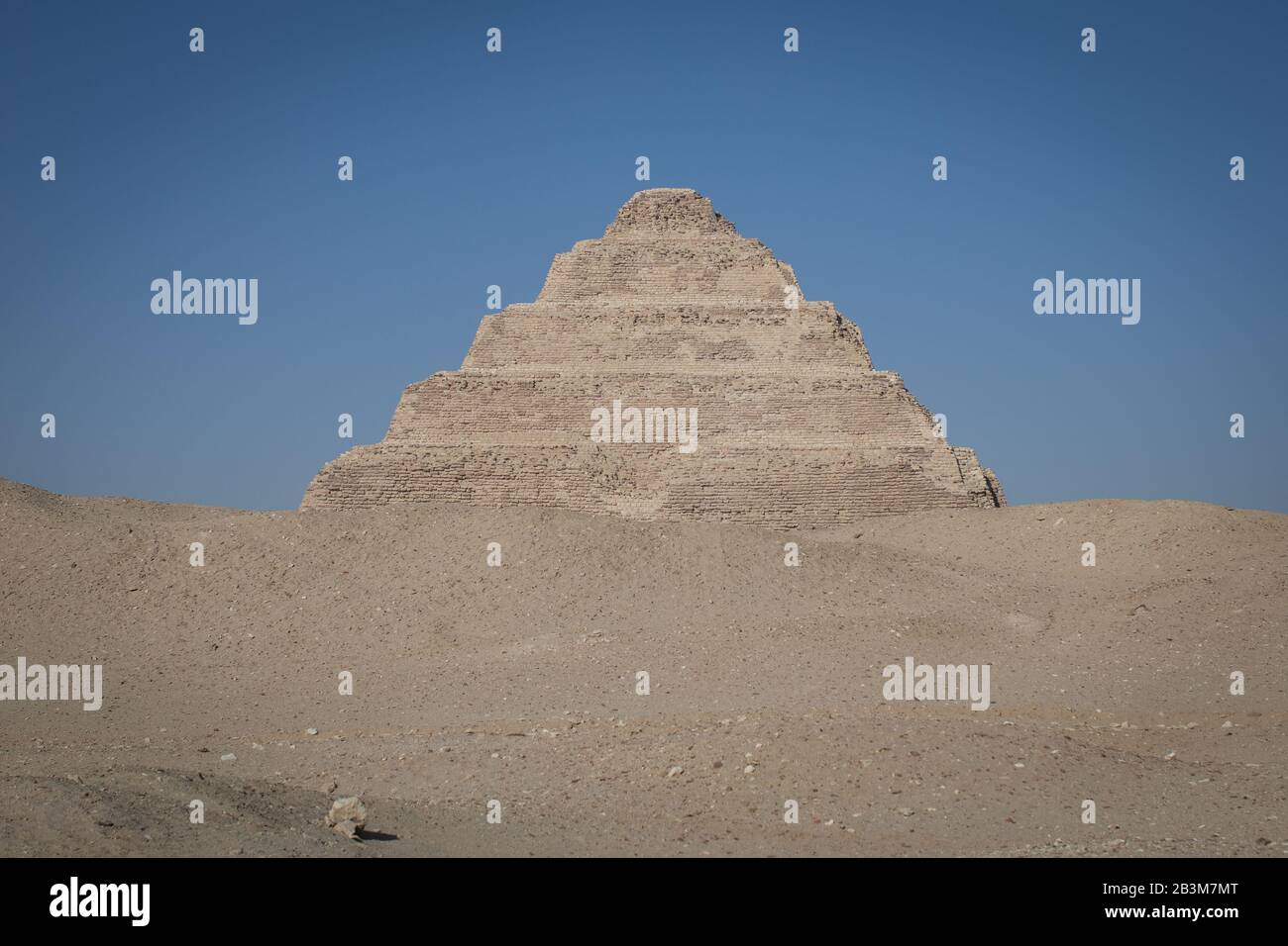 05 March 2020, Egypt, Saqqara: A general view of the Pyramid of Djoser ...
