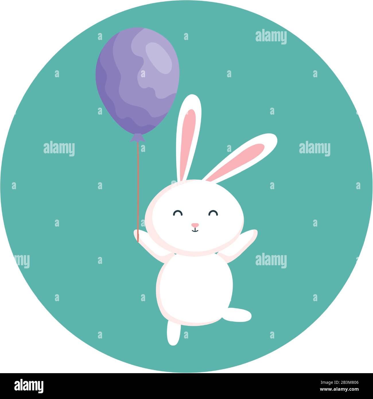 Balloon helium in frame Stock Vector Images - Alamy