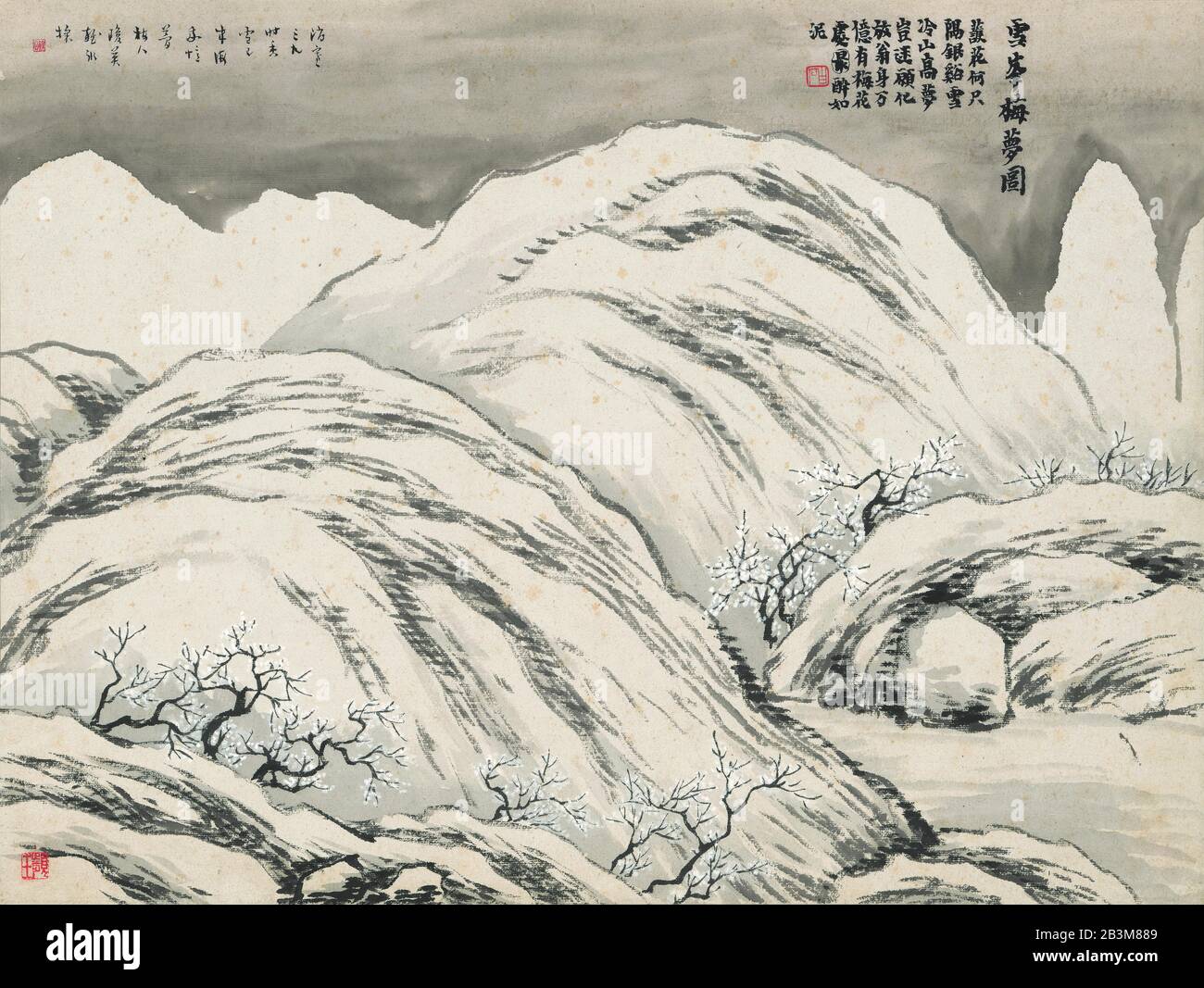 Freehand ink landscape painting hi-res stock photography and images - Alamy