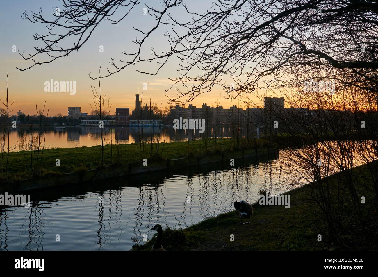 Stoke newington west reservoir centre hi-res stock photography and ...