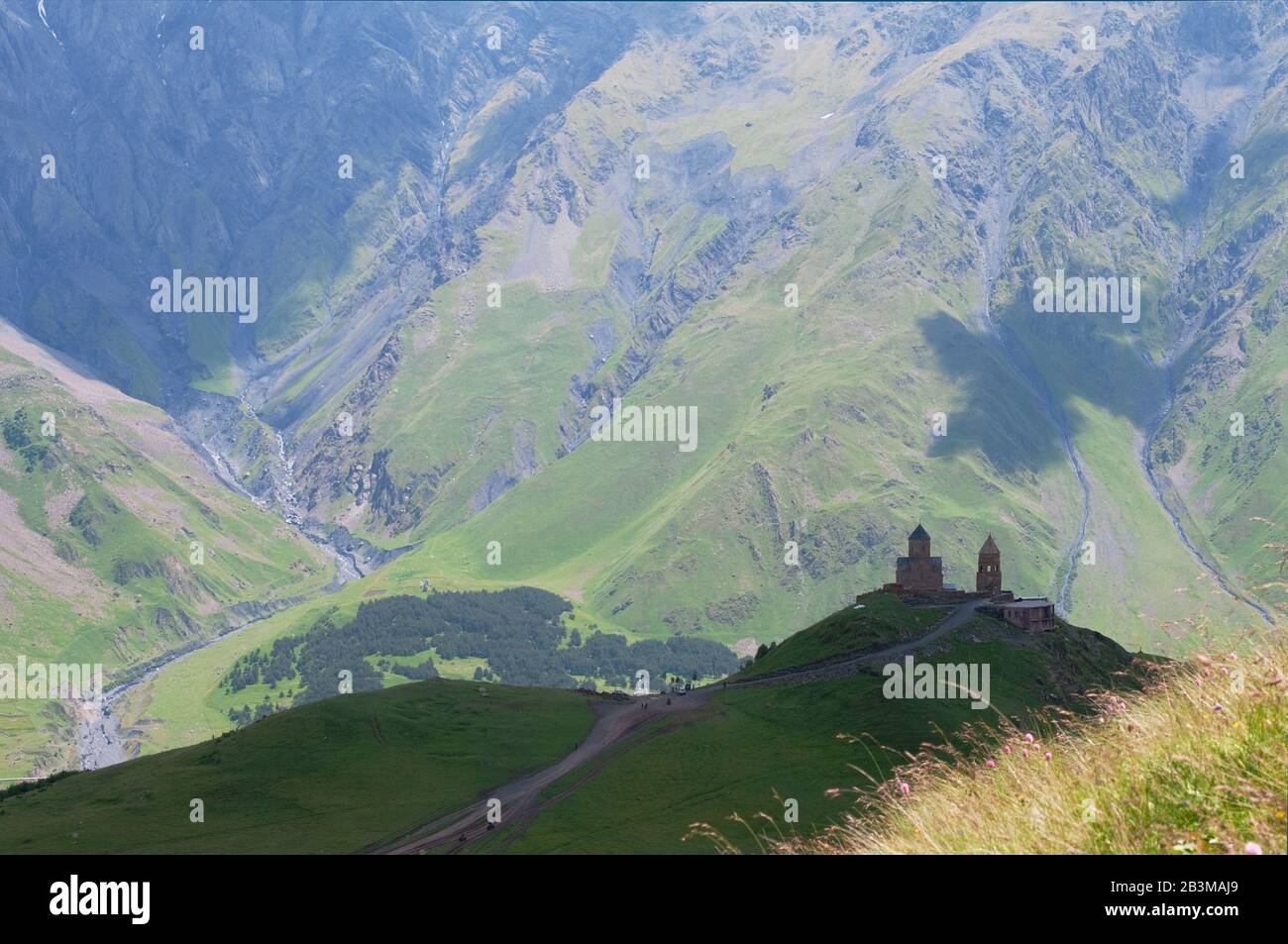 The Gergeti Trinity Church is the main cultural landmark of Kazbegi ...