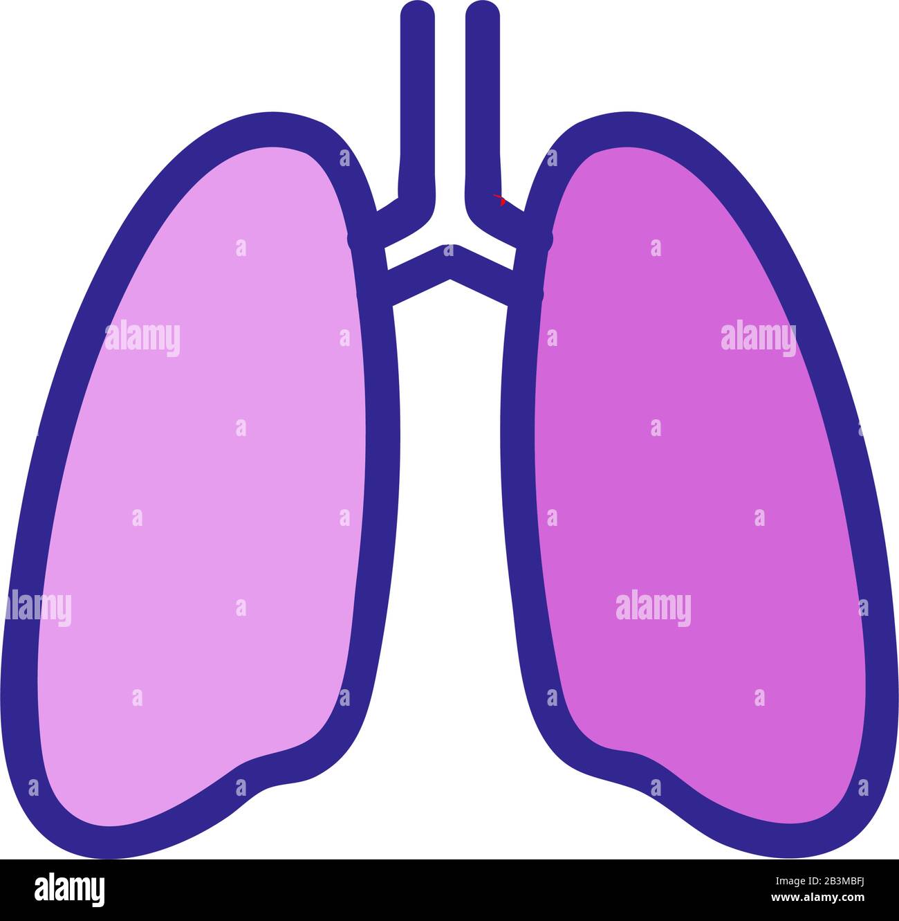 breath icon vector. Isolated contour symbol illustration Stock Vector ...