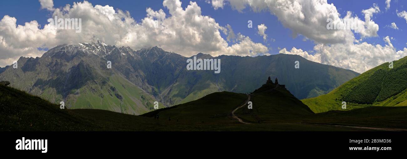 The Gergeti Trinity Church is the main cultural landmark of Kazbegi ...