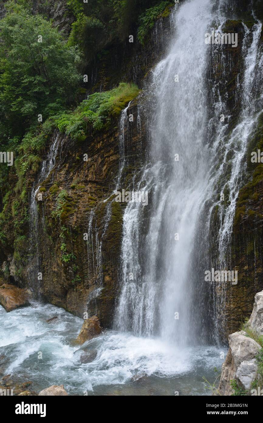 Kapuzbasi Waterfall is situated in Turkey - Anti-Taurus Mountains ...