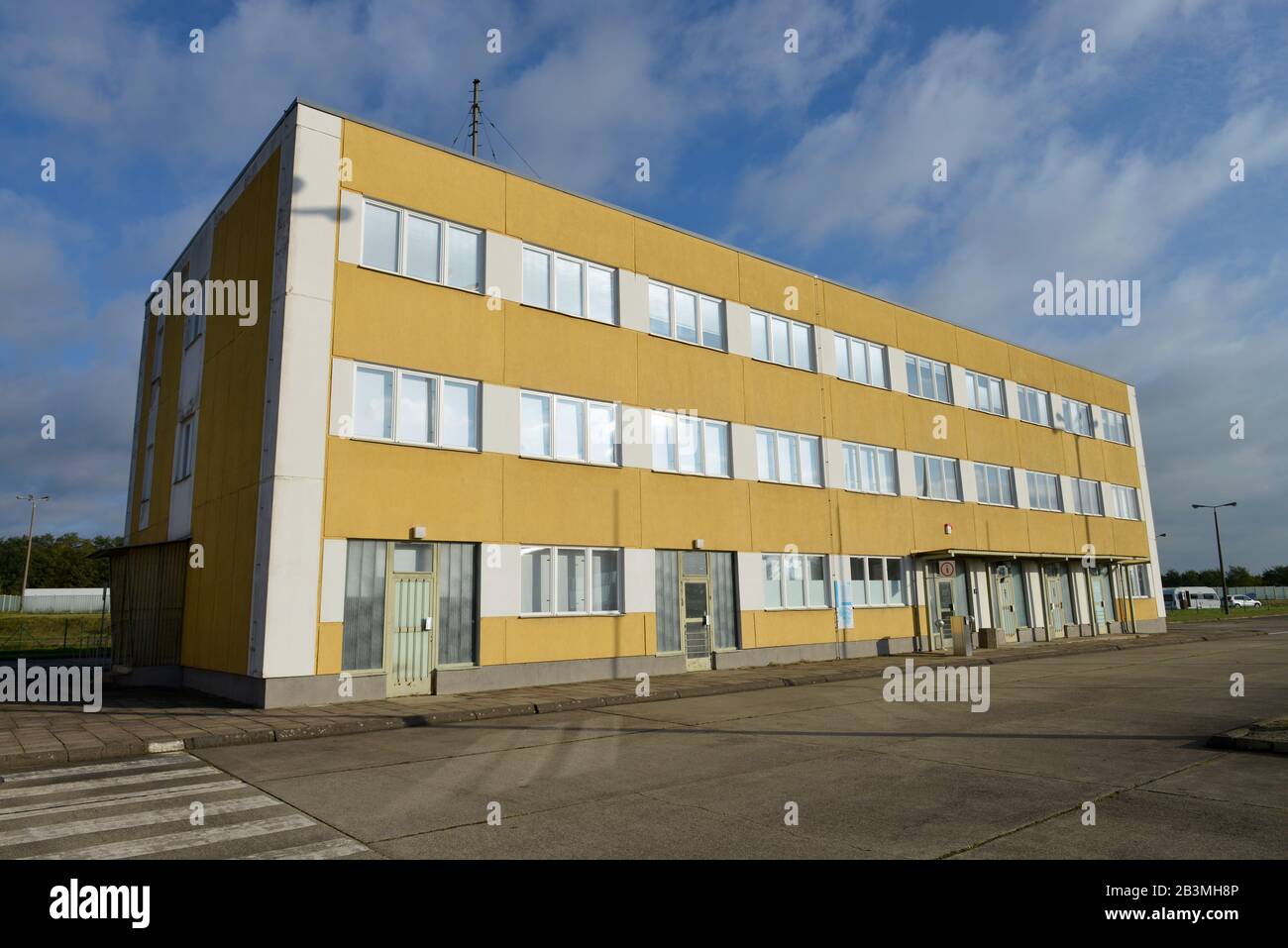 Stabsgebaeude, Gedenkstaette Deutsche Teilung, Marienborn, Sachsen ...