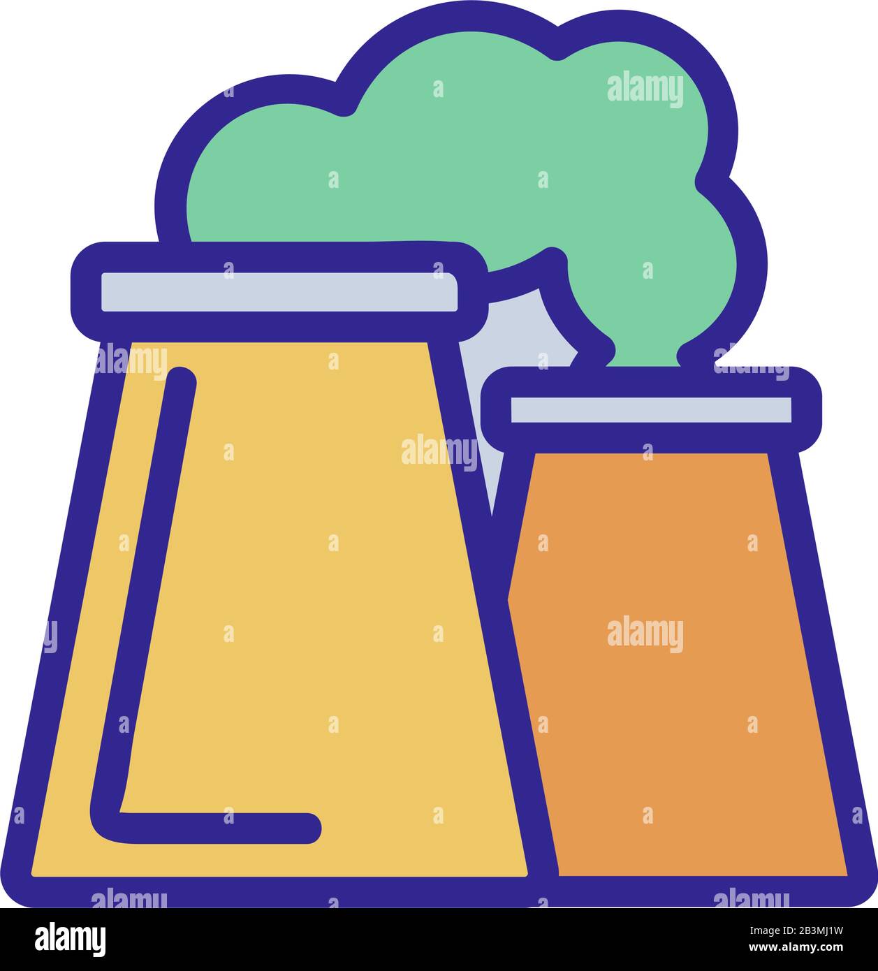 works icon vector. Isolated contour symbol illustration Stock Vector ...
